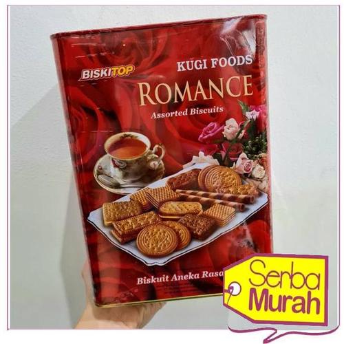 Jual Biskuit Kaleng - Biskitop Kugi Foods Romance Assorted Biscuit ...