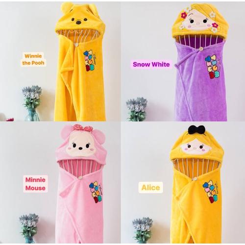 Jual SELIMUT TOPI DISNEY TSUM WINNIE THE POOH ALICE SNOW WHITE MINNIE ...