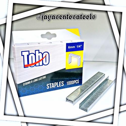 Jual Isi Staples 6mm / Gun Tracker 6mm Refil Stapler 6mm TOHO ORIGINAL ...