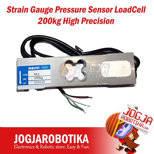 Jual Strain Gauge Pressure Sensor Loadcell Load Cell 200kg High ...