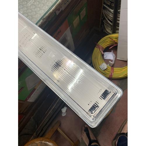 Jual Set Kap Lampu TL LED 16 watt 2x36 watt 2x40 waterproof IP65 120cm ...