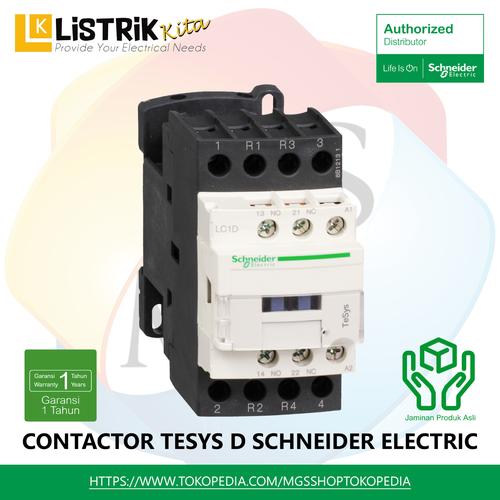 Promo TESYS D CONTACTOR 4P(2NO+2NC) AC1 440V 40A 220VAC COIL ...