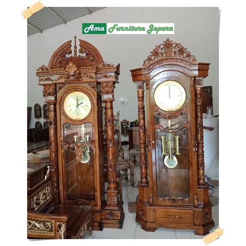 Jual Lemari Jam Hias Jati Mebel Jepara, Almari Jam Hias, Jam Hias ...