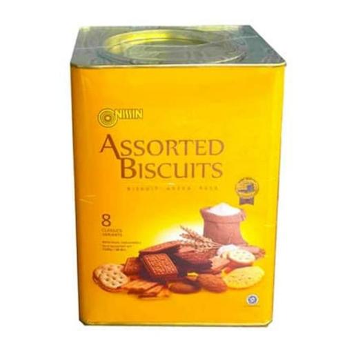 Jual Nissin Assorted Biscuits Yellow 1100 Gr / Biskuit Kaleng Nissin ...