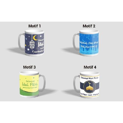 Promo Mug Gelas Parcel Idul Fitri Lebaran Motif Souvenir Hampers Gift ...