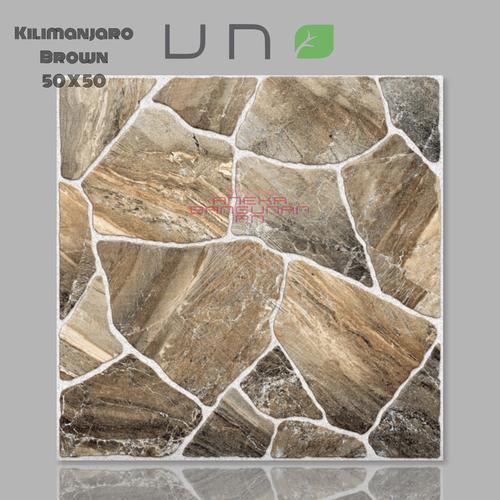 Jual Keramik Lantai UNO Tile - KILIMANJARO series 50x50cm KW 1 - Grey ...