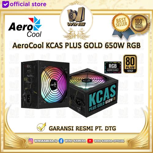Promo AeroCool KCAS PLUS GOLD 650W 80+ Gold ARGB Gaming PSU Original Cicil 0% 3x - Jakarta Utara ...