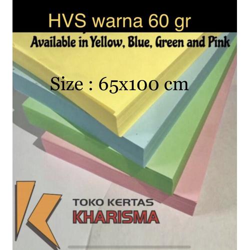 Jual Kertas HVS Warna 60 gr size 65x100 cm - Jakarta Timur - Toko ...