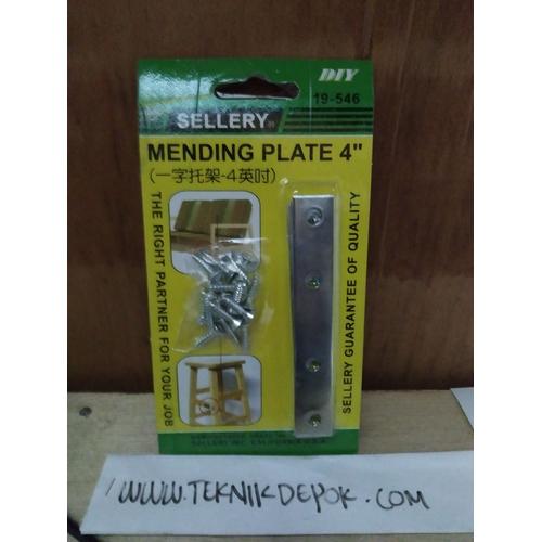 Jual Plat Besi Lurus Mending Plat Sellery 19-546 Penguat Papan Kayu Isi ...
