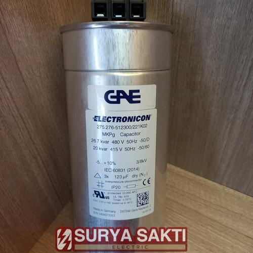Jual Kapasitor GAE MKPG 20 kVAR 415 V 3 x 123 uF 50Hz 3 phase - Jakarta ...