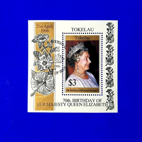 Jual Perangko/Prangko SS Queen Elizabeth II, 70th Birthday. Kat. $5.25 ...