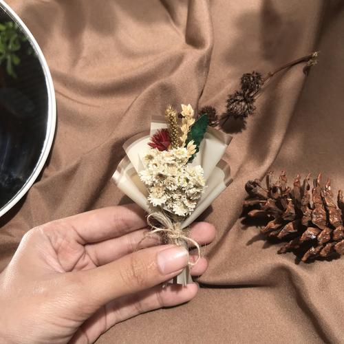 Jual Mini Buket | Mini Bouquet | Bouquet Bunga Kering 001 - Black - Kab ...