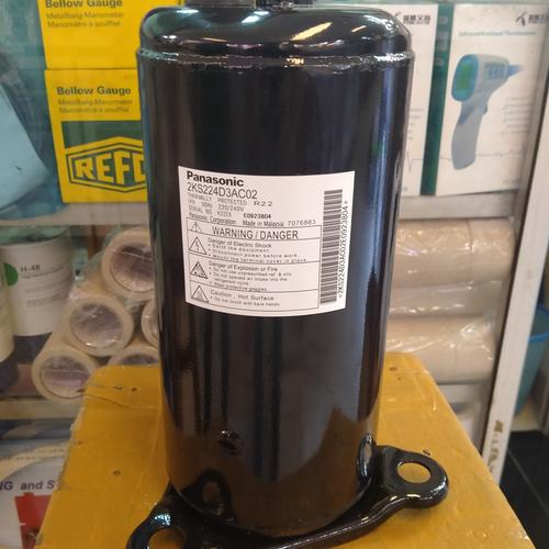 Jual KOMPRESOR AC PANASONIC 1 1/2 PK TYPE 2KS224 D3AC02 FREON R22 ...