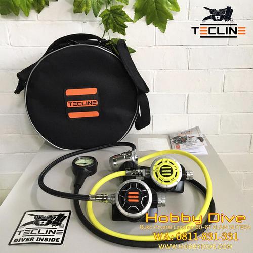 Jual TECLINE Regulator R4 Tec1 Set with Octopus and SPG - Scuba Diving ...