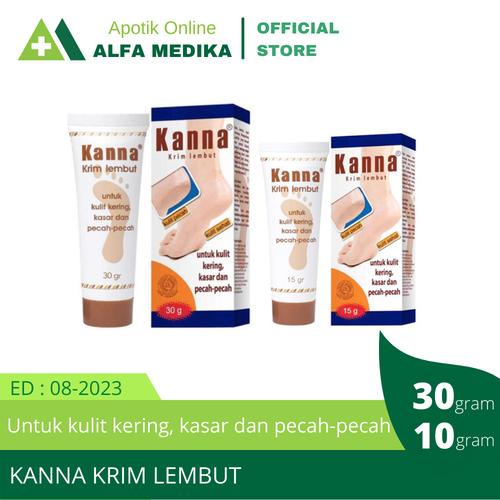 Jual KANNA / Soft Cream Krim Lembut Tube 15g / 30g - Cracked Heel Cream ...