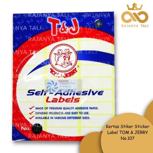 Jual Kertas Stiker Sticker Label TOM & JERRY No.107 - Jakarta Barat ...