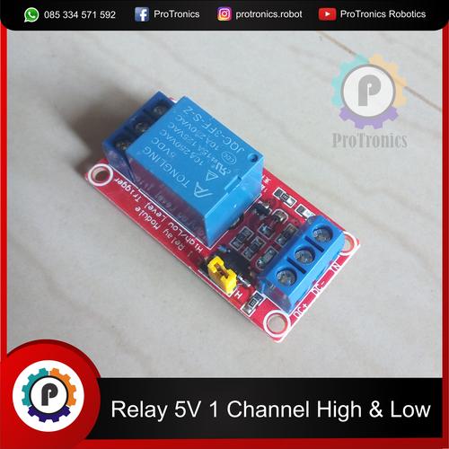 Jual 5v 1 channel Relay Module Red High & Low Level Trigger - Kota ...