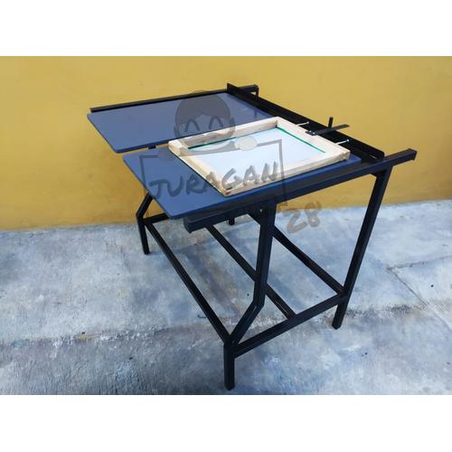 Jual Meja Sablon Rel Portable Bisa Sablon Banyak Kaos Hemat Tempat ...