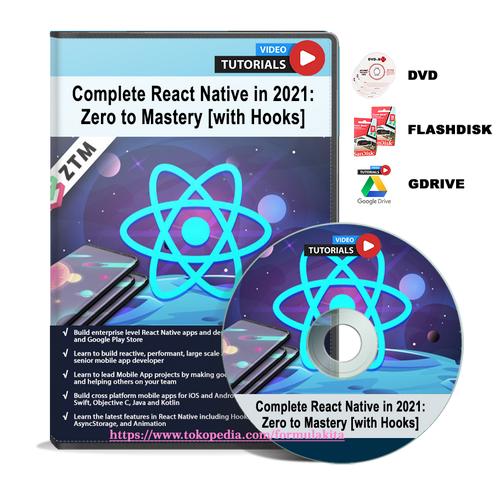 Jual VIDEO TUTORIAL COMPLETE REACT NATIVE IN 2021 ZERO TO MASTERY WITH ...