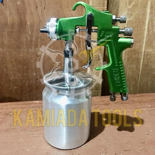 Jual Alat Semprot Cat Tabung Bawah TEKIRO F-100S/Spray Gun Cat Tabung ...