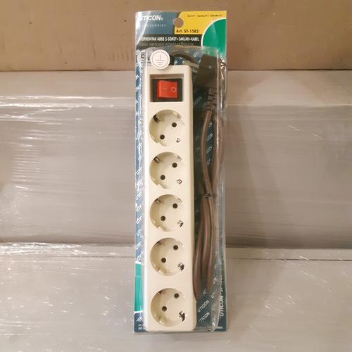 Jual Extension Cable UTICON Sambungan 5 lubang ST-1582 & 6 lubang ST ...