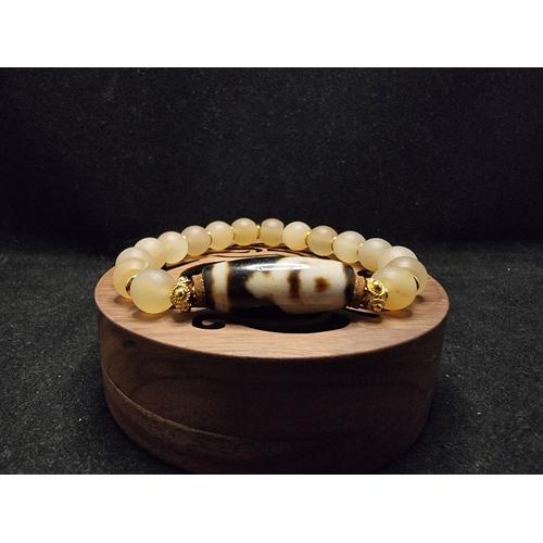 Jual Batu Akik Dzi Top Silk Treasure Vase Lotus Heart Bless Tua Tibet ...