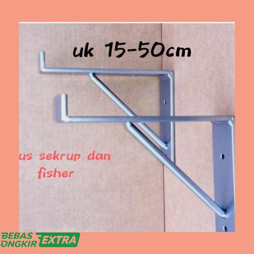 Jual Rak Siku Besi Siku Rak Gantung Siku Rak Bracket Tempel Dinding ...
