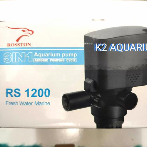 Jual Rosston RS 1200 power head 15 Watt filter pompa aquascape aquarium ...