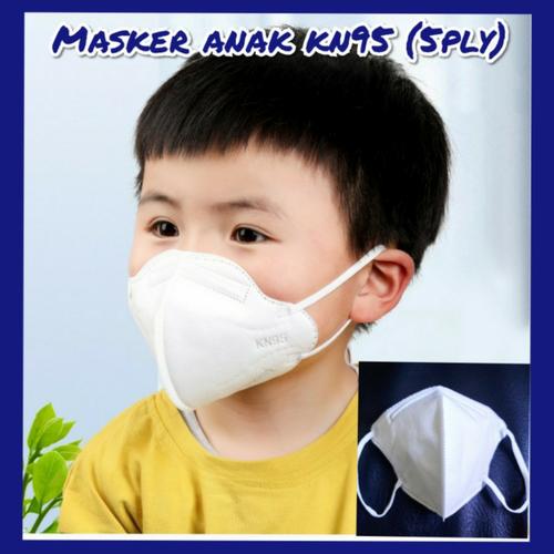 Jual Masker anak Kn95 disposable mask Masker kids 5ply - Kota Malang ...