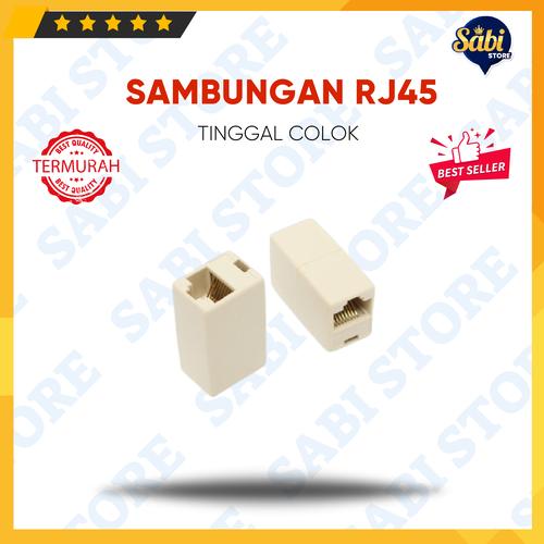 Jual SAMBUNGAN RJ45 NETWORK CHANGER LAN EXTENSION ADAPTER CONNECTOR ...