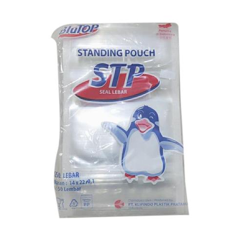 Jual Standing Pouch Transparan 14x22 / Plastik Klip Kemasan Berdiri ...