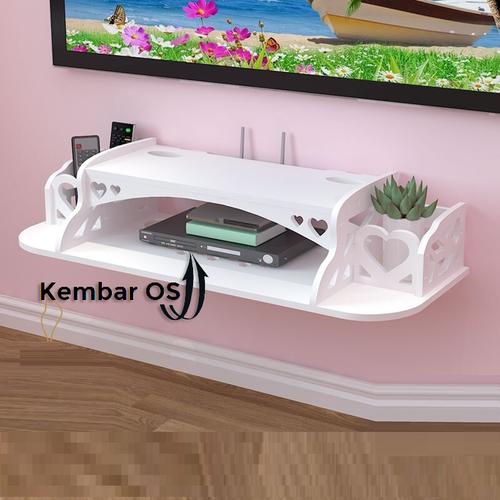 Jual Rak Wifi DVD Gantung Serbaguna Tempat Remote / Ambalan Dinding ...