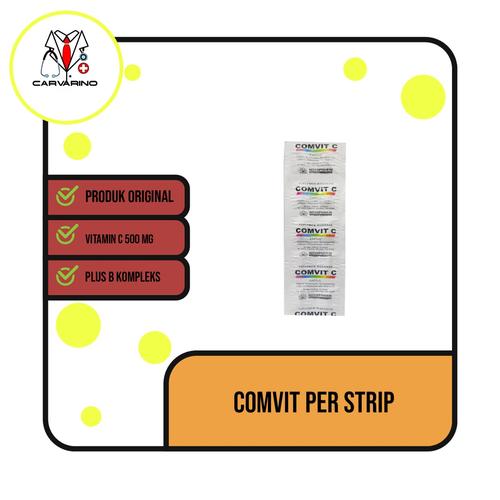 Jual Comvit vitamin C eceran per strip isi 10 - Jakarta Barat ...