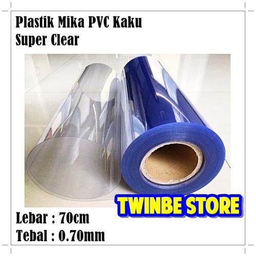Jual Plastik Mika Kaku Rigid PVC Impor Super Clear Tebal 0,70mm Lebar 70cm - 0,70 mm - Jakarta ...