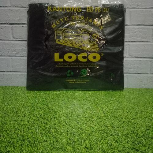 Jual Kantong Plastik LOCO Hitam Tebal HDPE 17 - 24 ( 500 Gram ...