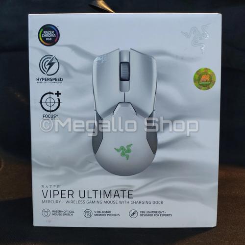 Jual Razer Viper Ultimate Mercury White Hyperspeed Wireless Gaming ...
