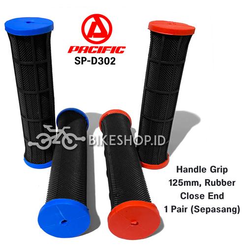 Jual Handfat Hand Grip PACIFIC BMX MTB Hitam Biru Merah SP-D302 Karet ...