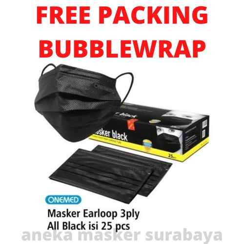 Jual masker hitam medis onemed - Kota Surabaya - aneka masker surabaya ...