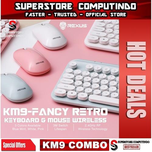 Promo Rexus KM9 Combo Keyboard Mouse Wireless - Pink - Jakarta Pusat ...