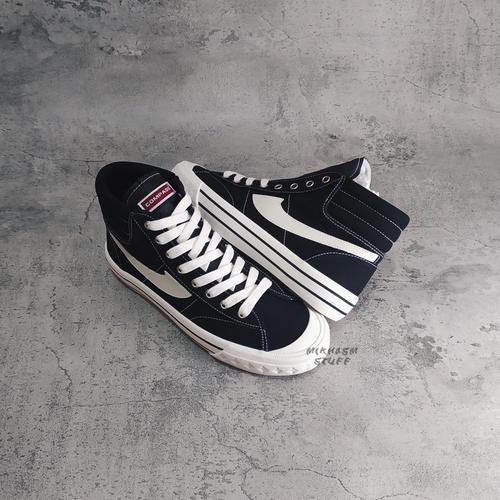 Jual Sepatu Compass Retrograde High Black White Original - Jakarta ...