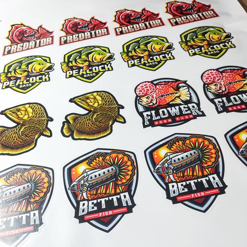 Jual sticker aquarium predator anti air - arwana red - Kab. Karawang ...