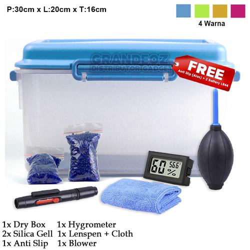 Jual PAKET DRY BOX MEDIUM DryBox Kamera Kotak Perawatan Lensa Anti ...