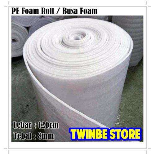 Jual PE Foam Roll / Underlayer Foam / Busa Foam Lebar 120cm Tebal 8mm ...
