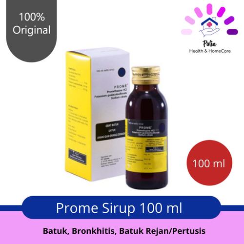 Jual Prome Sirup 100 ml - 60 ml / Obat Batuk Bronkhitis - 60 ml ...