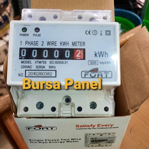 Jual Kwh Meter 1 Phase Merk FORT XTM75S Analog 5(30)A - Jakarta Pusat - bursa panel | Tokopedia