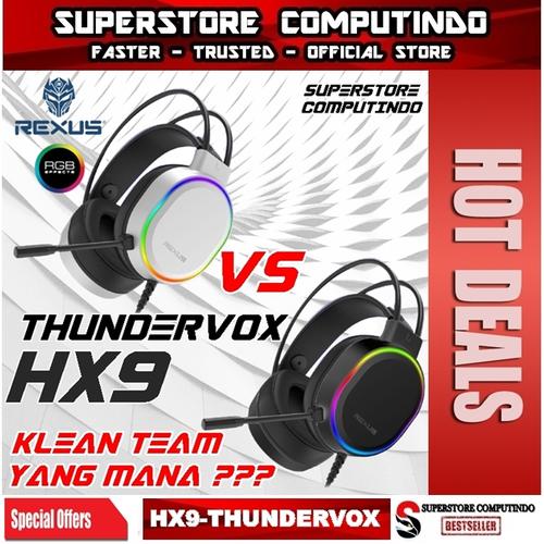 Promo Rexus Thundervox HX9 RGB Gaming Headset - Hitam - Jakarta Pusat ...