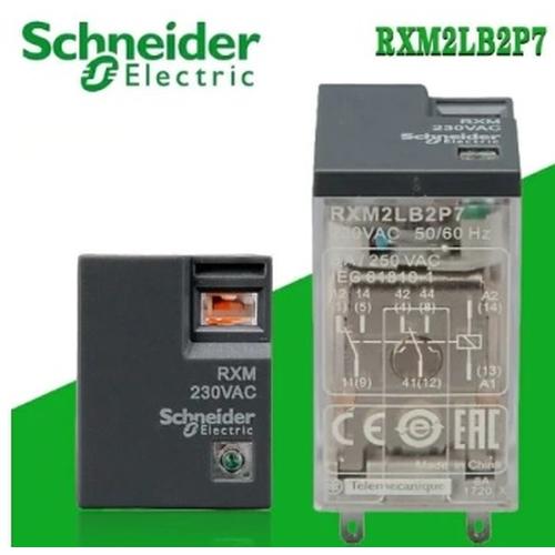 Jual RXM2LB2P7 - Relay Schneider Zelio RXM - 2 C/O - 230VAC - 5A - with LED - Kota Samarinda ...