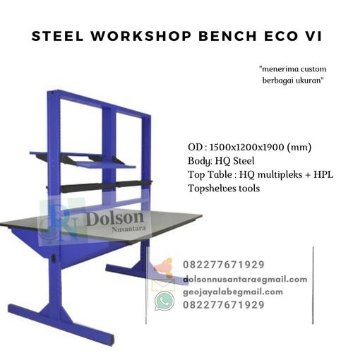 Jual Steel Workstation Work Bench Lebar Meja Kerja Workshop Kokoh ...