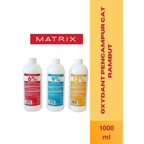 Jual Matrix Oxydant Pewarna Rambut Cream Developer ( 6% 9% 12% ) 1000ml ...