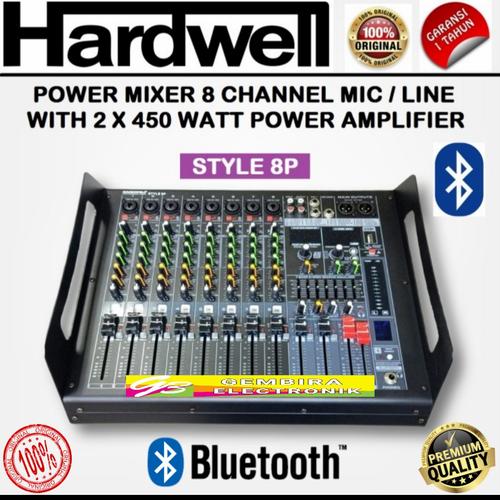 Jual Power Mixer Hardwell 8 Channel Style 8P 900 Watt Original ...